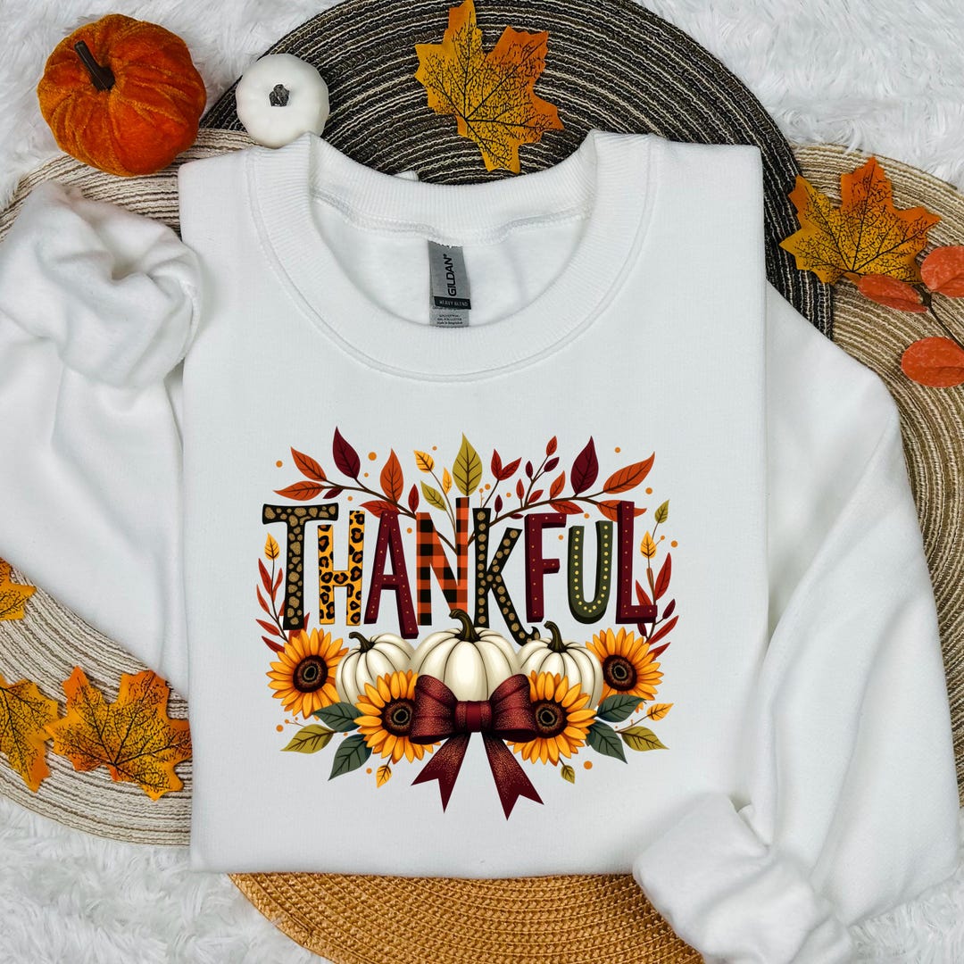 Thanksgiving Sweater - Cute Turkey Day Sweater - Cozy Fall Pullover for ...