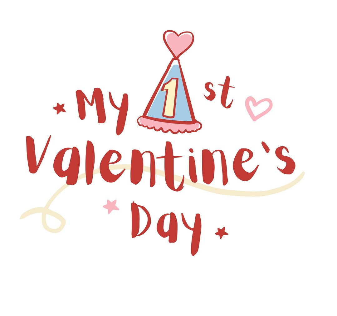Babys First Valentines Day Png My First Valentine - Etsy