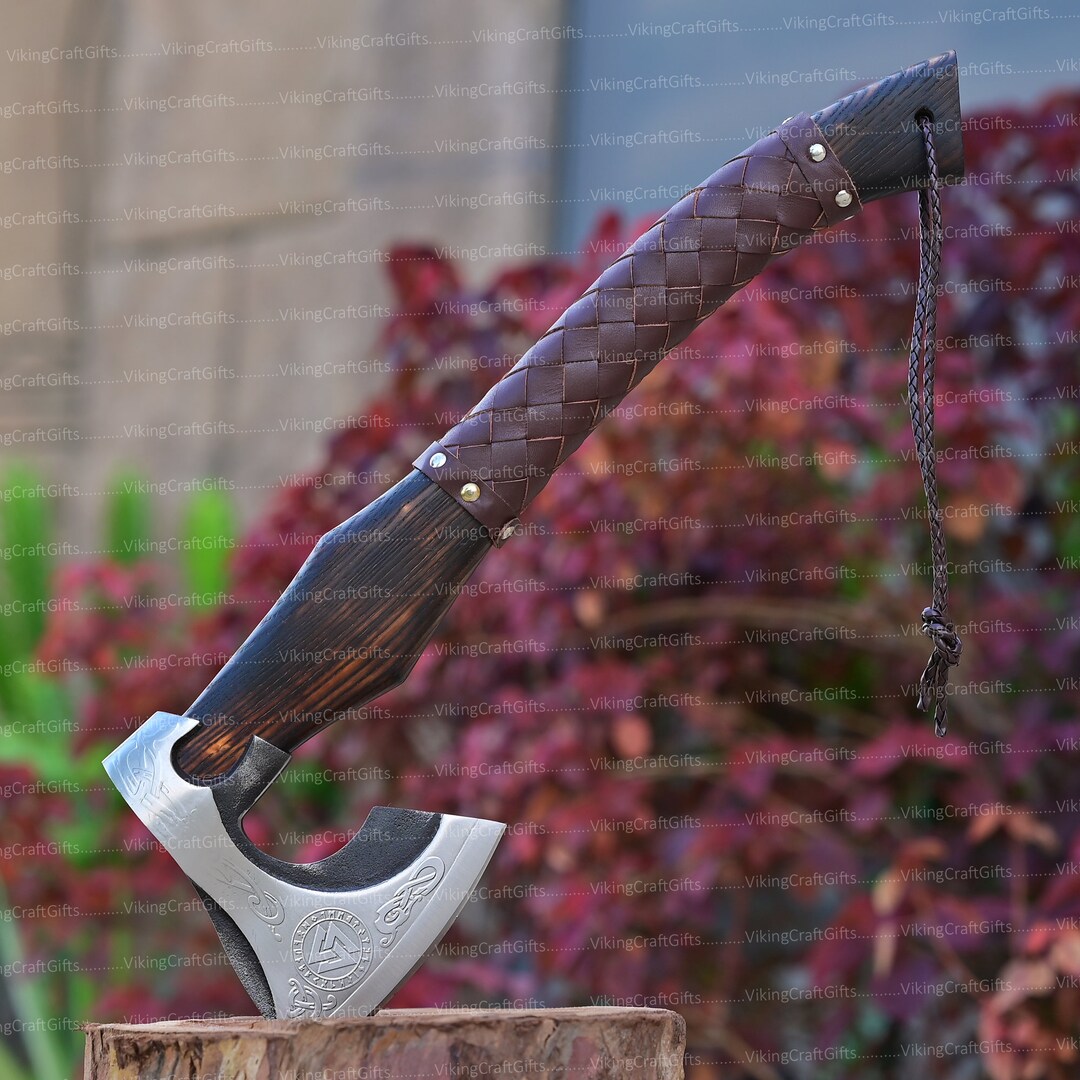 RAGNAR VIKING AXE Forged Camping Axe Personalized Gift, Viking Gifts ...