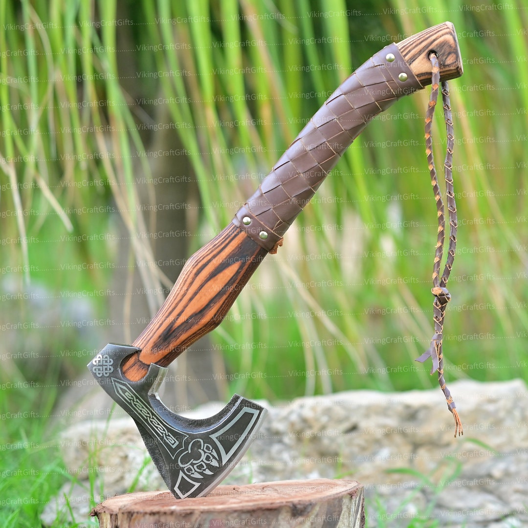 Beautiful Custom Handmade Viking Forged Axe, Collectibles Axe ...