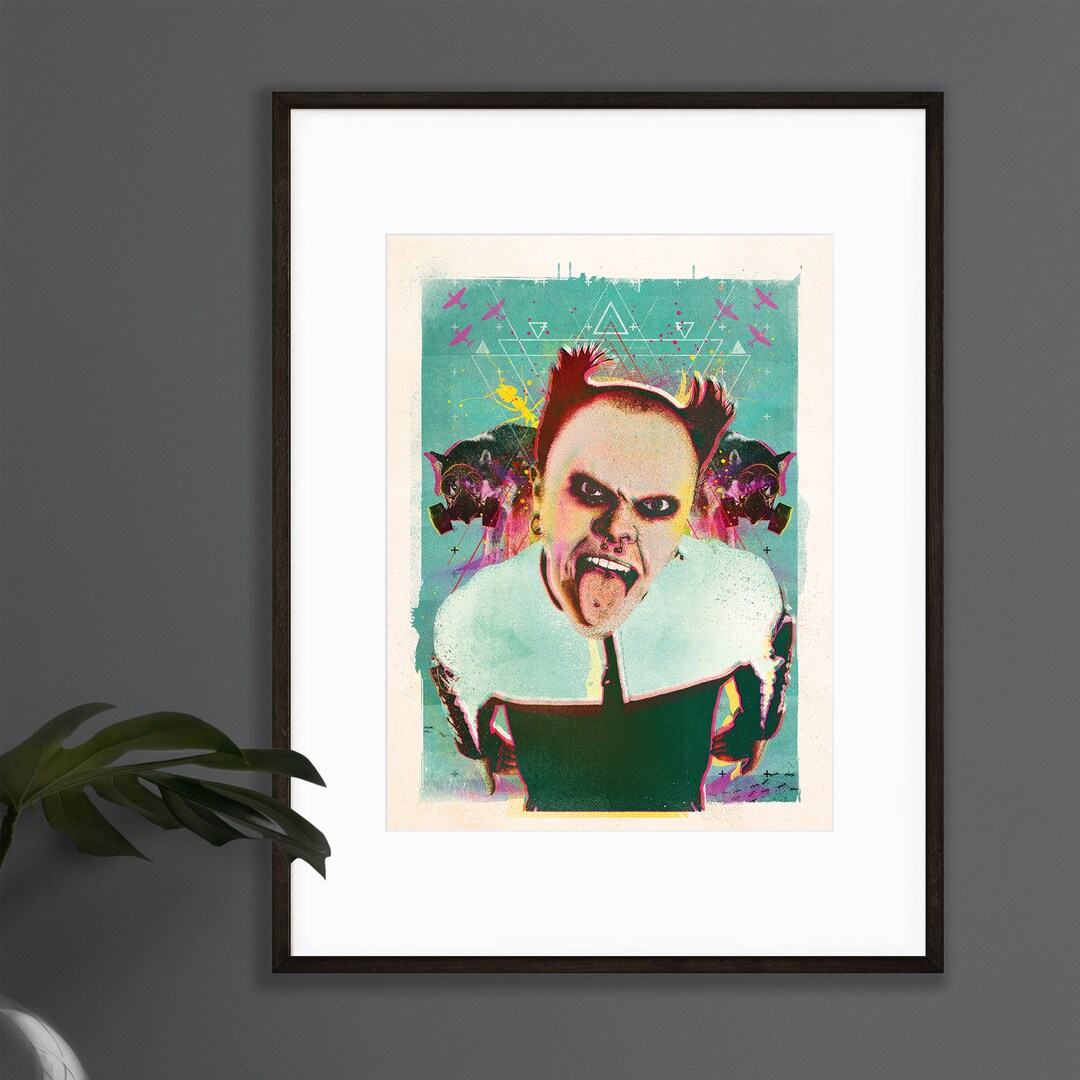 Punk Rocker - Music Print, Music Poster, Pop Art, Wall Art, Posters ...