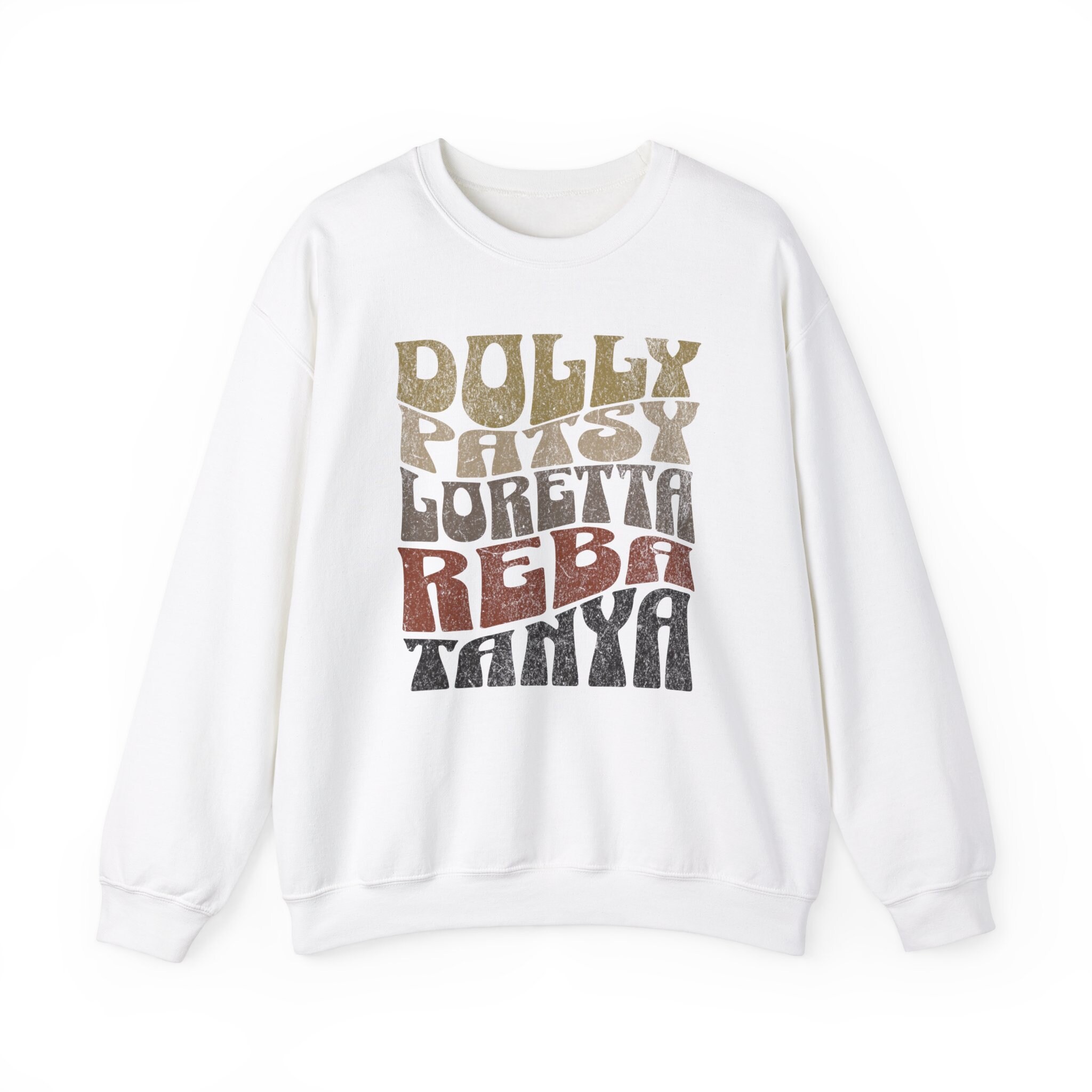 Dolly Patsy Loretta Reba Tanya Sweatshirt. Country Music Queens ...