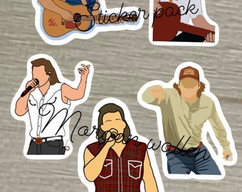 Morgan Wallen Sticker Pack - Etsy