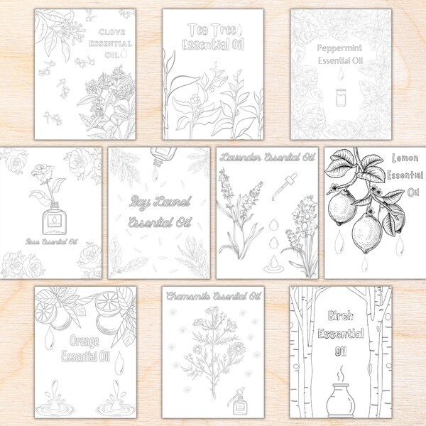 Essential Oil Diffuser Binder - Etsy