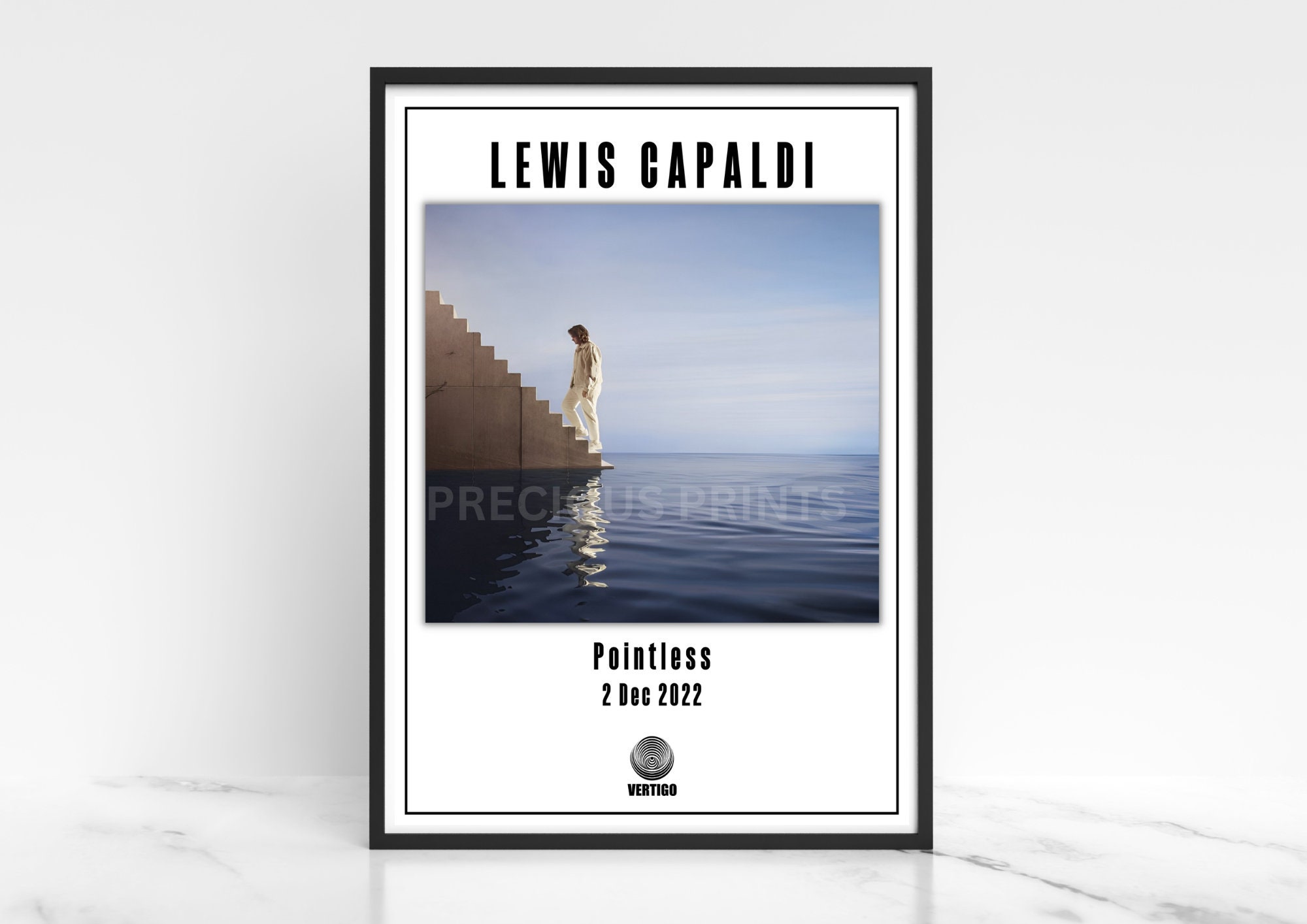 Lewis Capaldi Pointless Single Cover Poster sold by Inhaler Hunched ...