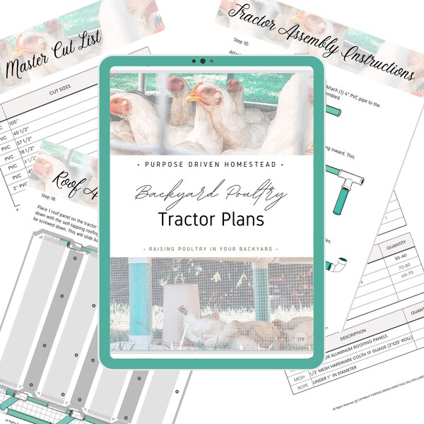 Chicken Tractor Plans - Etsy