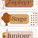 Fall Classroom Name Labels - Etsy