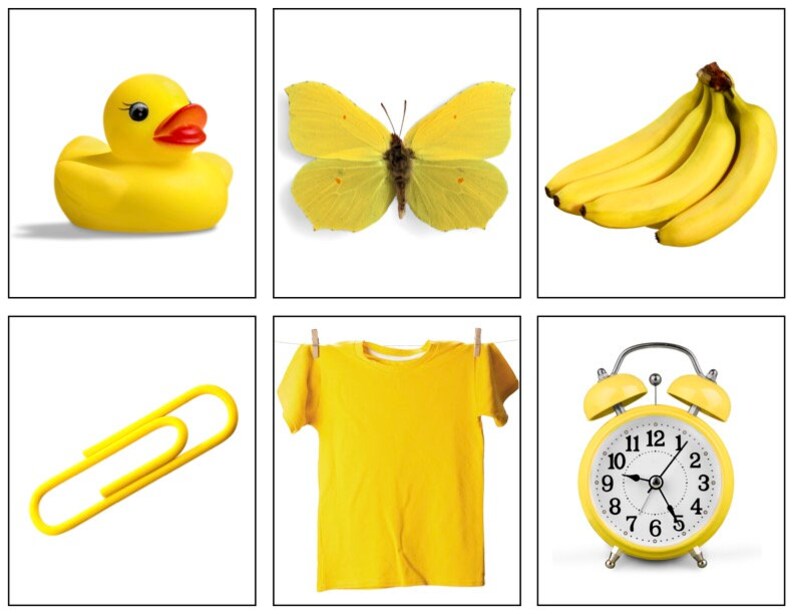 Montessori Color Classification Cards - Etsy