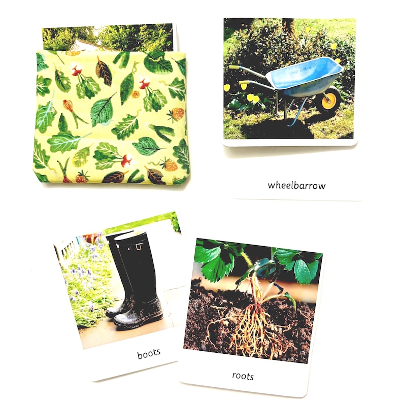 Garden Montessori 3 Part Cards - Etsy