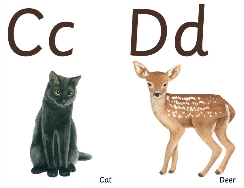 Fall Alphabet Posters - Etsy