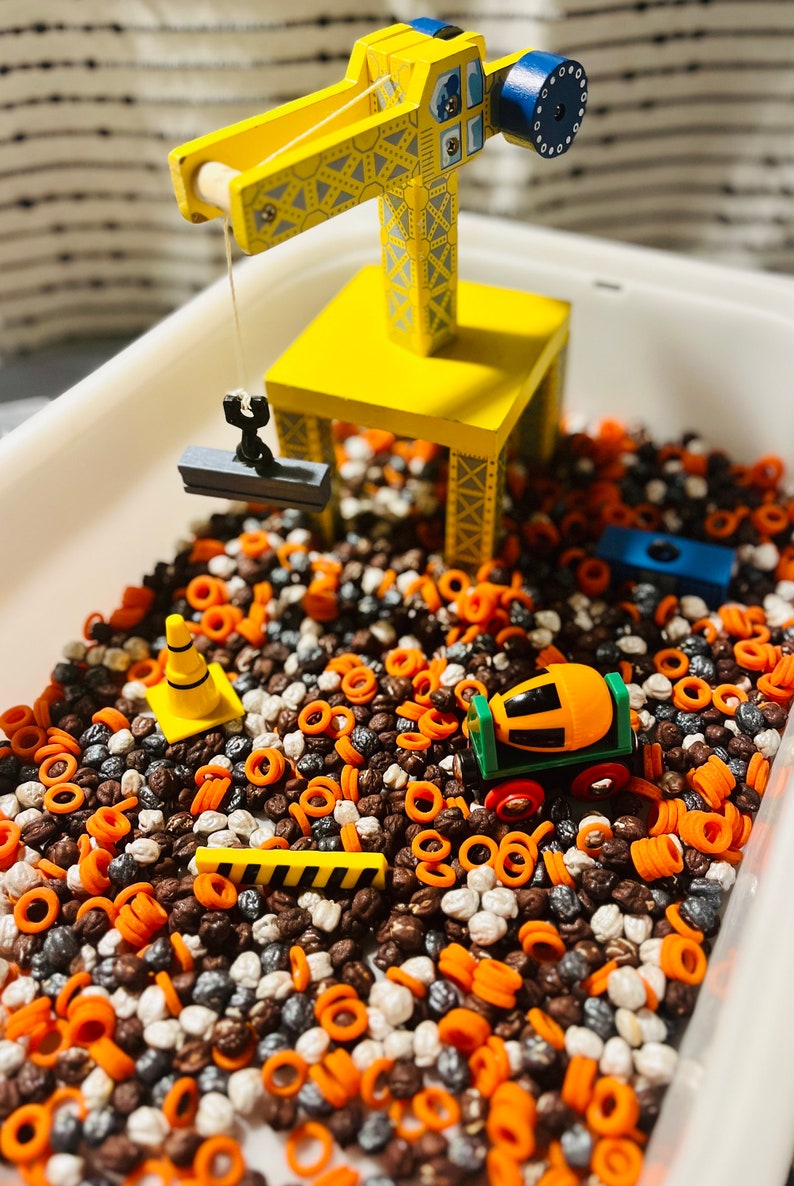 Construction Site Sensory Bin Filler - Etsy