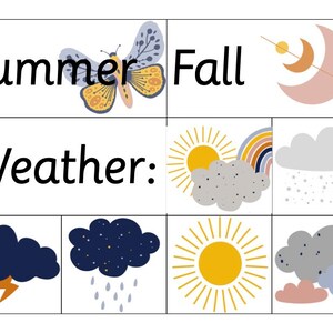 Classroom Calendar Cards Boho Rainbow - Etsy