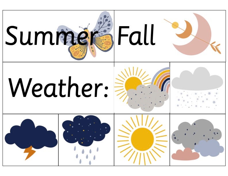 Classroom Calendar Cards Boho Rainbow - Etsy