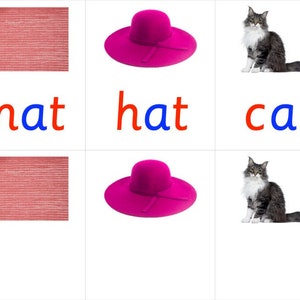 Montessori Phonetic Language Cards - Pink Series - Etsy