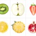 Fruit Whole & Half Cards - Etsy
