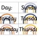 Classroom Calendar Cards Boho Rainbow - Etsy