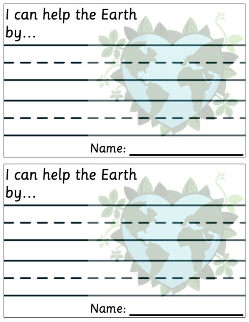 Montessori Earth Day Activity Bundle - Etsy