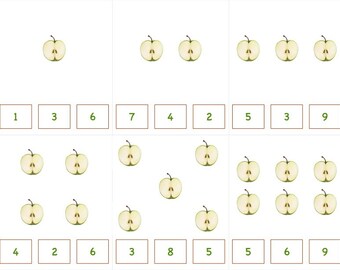 Montessori 3 Part Cards Garden - Etsy