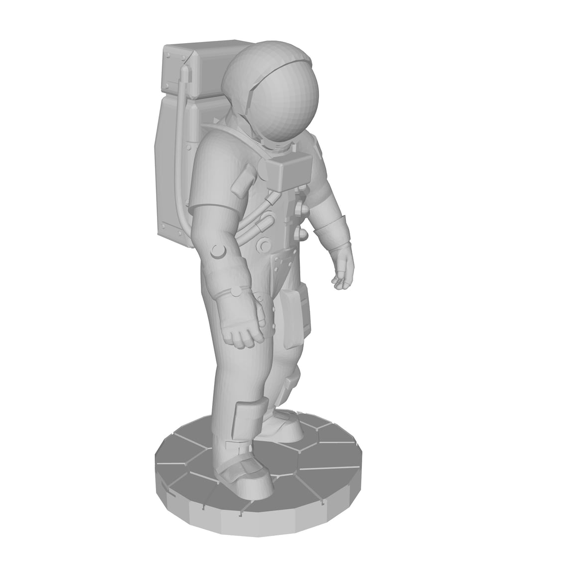 3D Stl File Printable Toys Astronaut Sculpture Printed STL Model ...