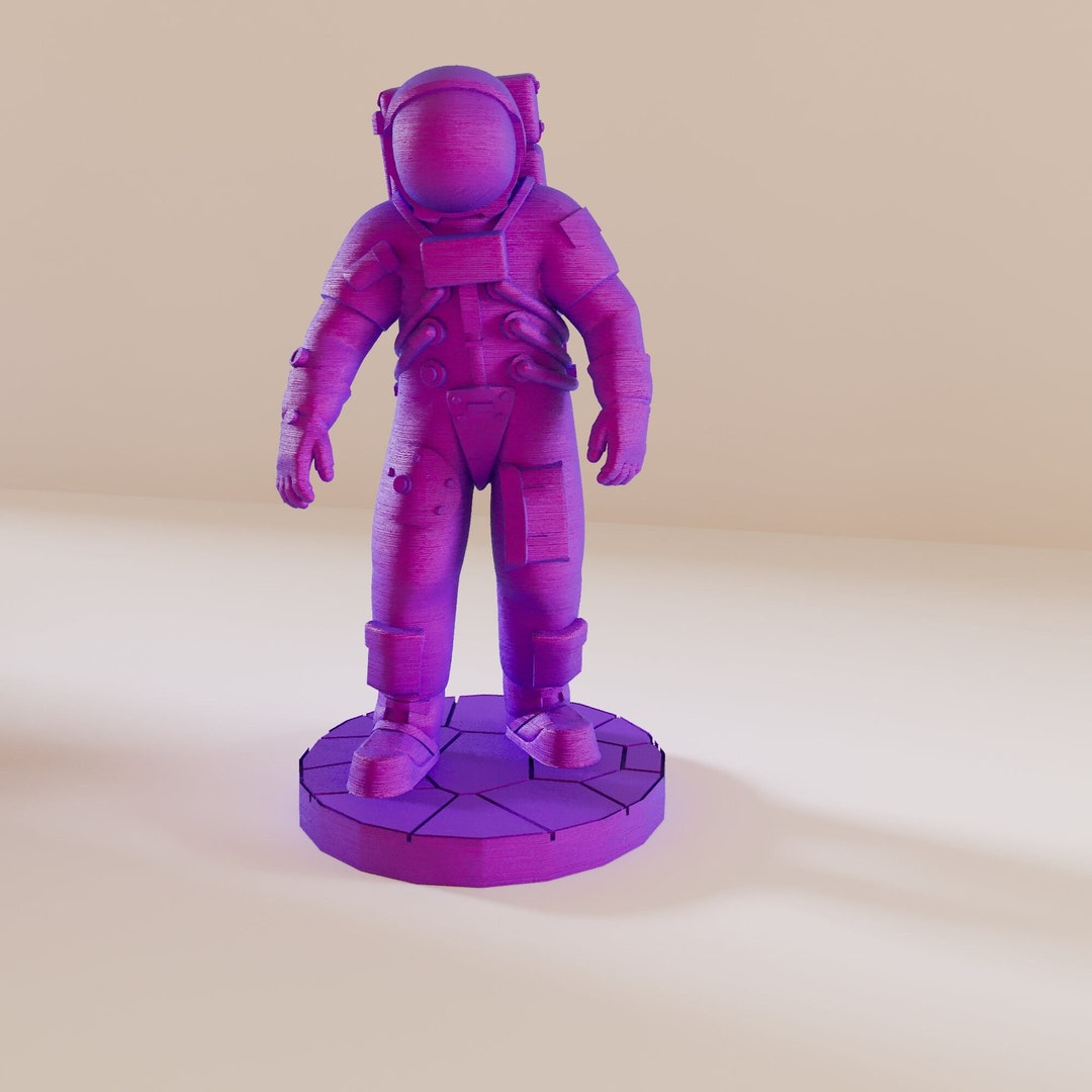 3D Stl File Printable Toys Astronaut Sculpture Printed STL - Etsy