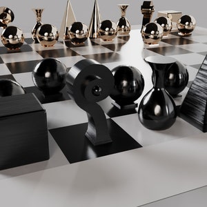 Minimal Chess Game Stl File | Digital Download Toys | Crafty Stl File ...