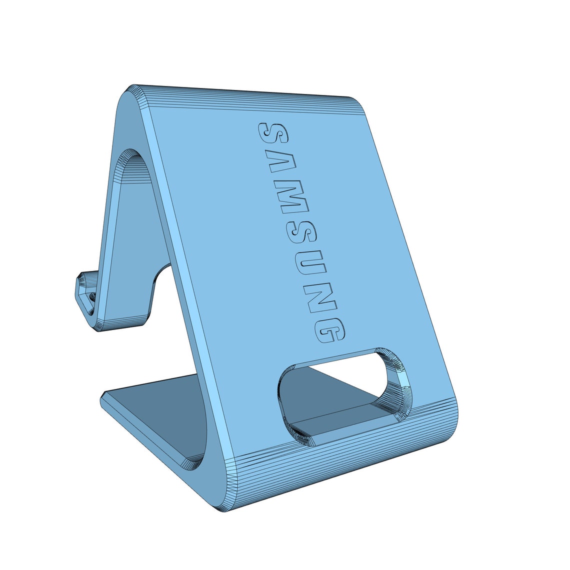 3D Stl Printable Mobile Phone Holder Printed 3D Model for Gift DIY ...