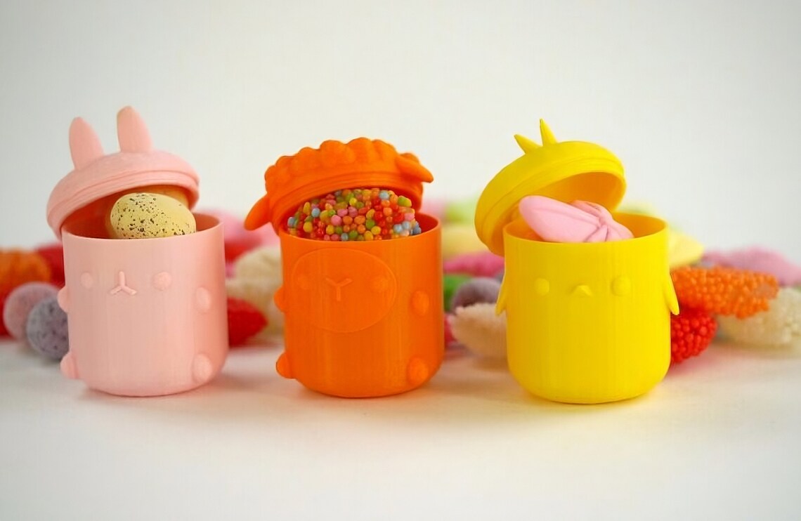 Bunny Box Printable Chick Box STL Lamb Box 3D STL File Printable ...