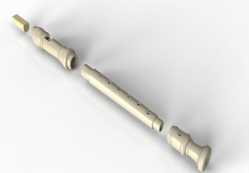 Flute STL File 3d Flute Pieces Stl Model - Etsy