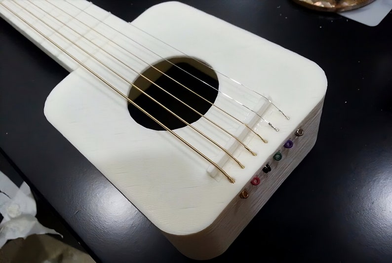 Guitar Pieces 3D STL Printable Files Joined Guitar Printable 3d Model ...