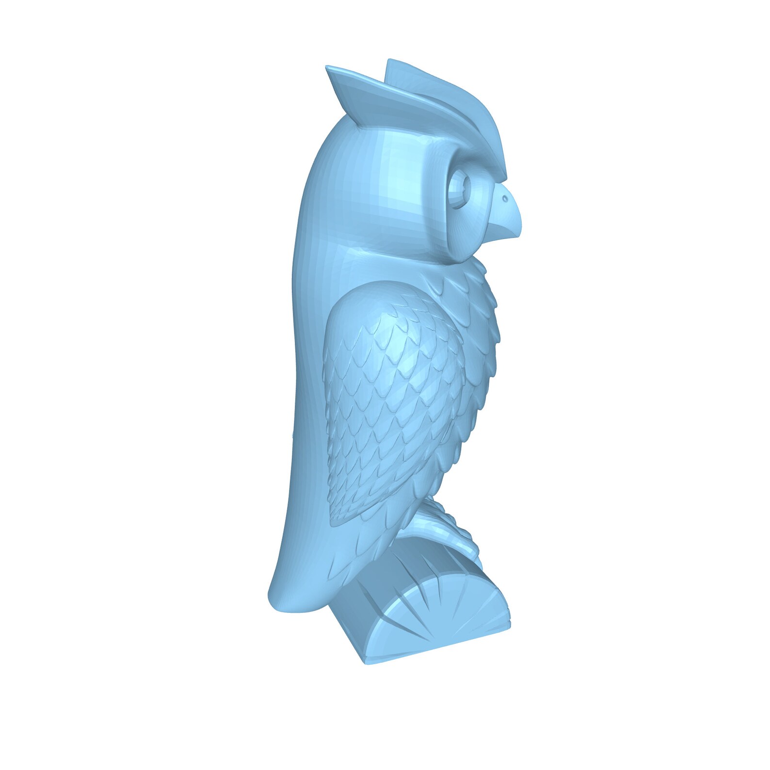 Owl 3d Stl Printable Perfect Detailed Printable 3d STL Owl Bird Cosplay ...