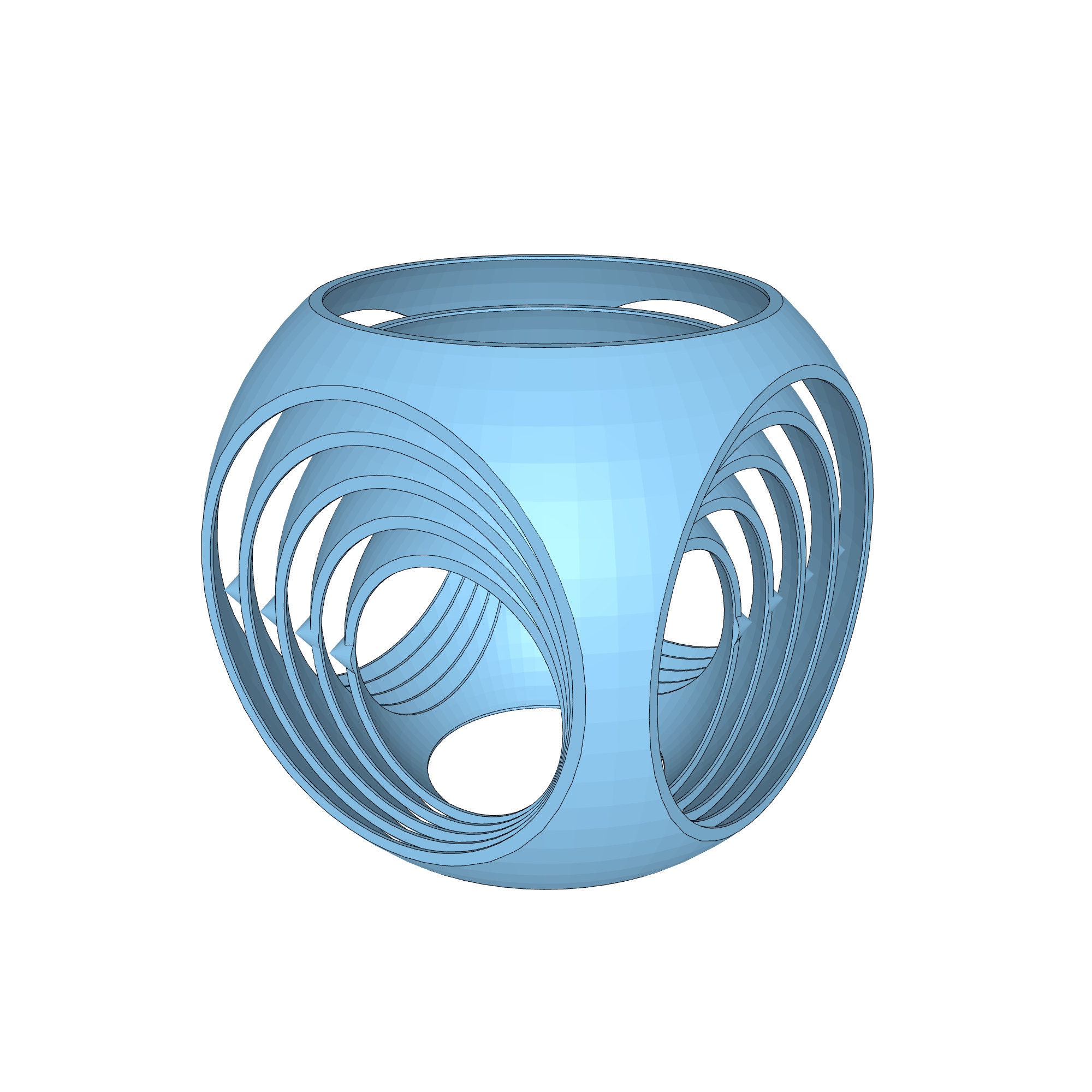 Gyro The Cube 3d Model Printable Stl File Digital Download Toys For