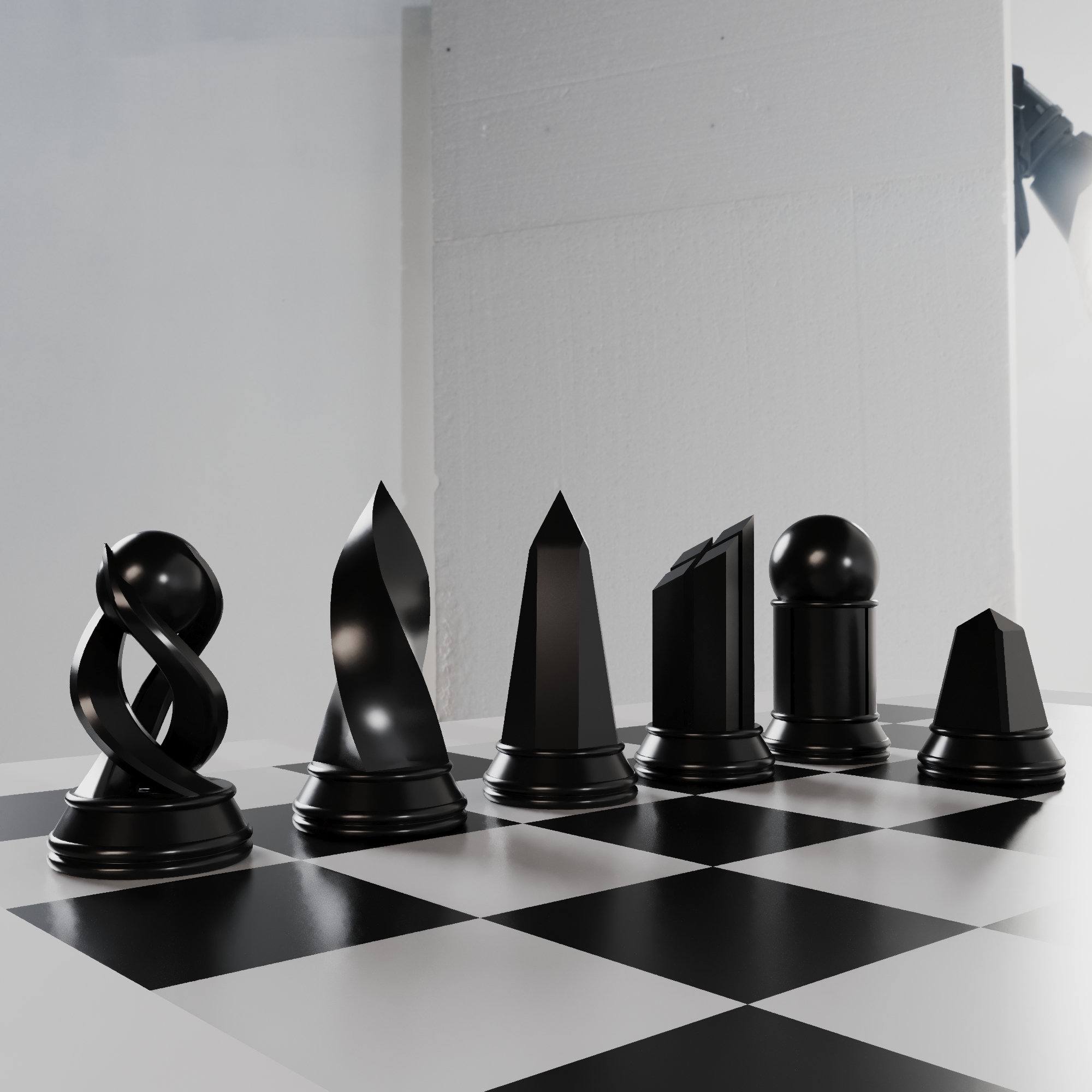 3D Printable Chess Set STL Download File Stl Pack Chess Pieces Toys 3D ...