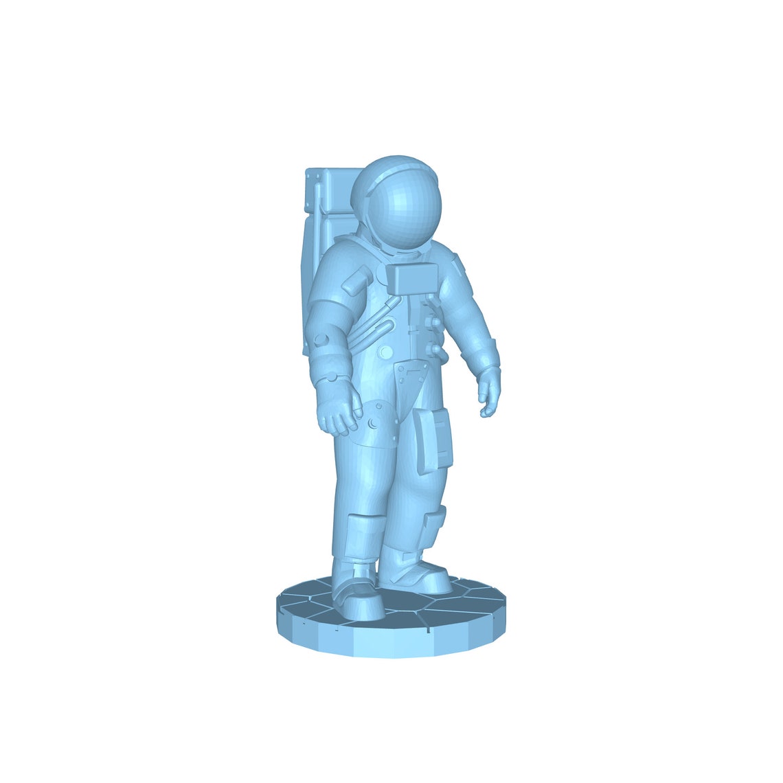 3D Stl File Printable Toys Astronaut Sculpture Printed STL Model ...