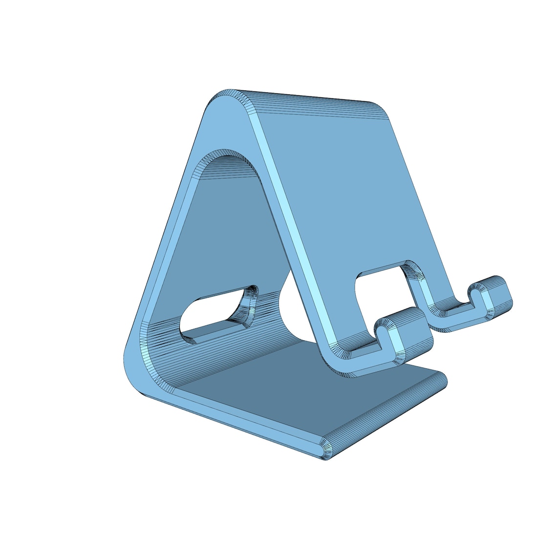 3D Stl Printable Mobile Phone Holder Printed 3D Model for Gift DIY ...