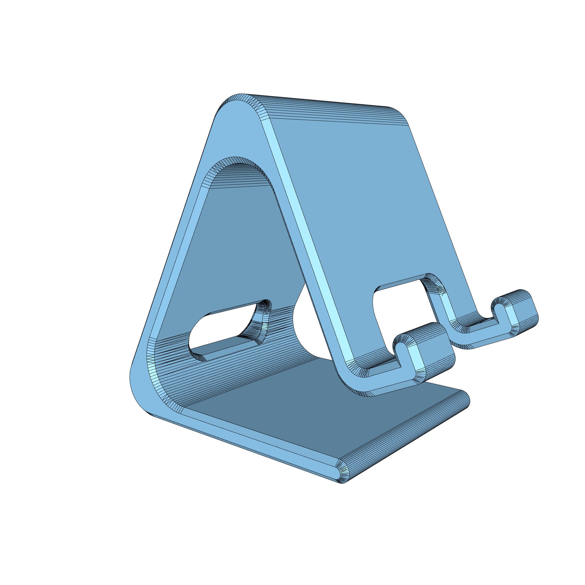 3D Stl Printable Mobile Phone Holder Printed 3D Model for Gift DIY ...