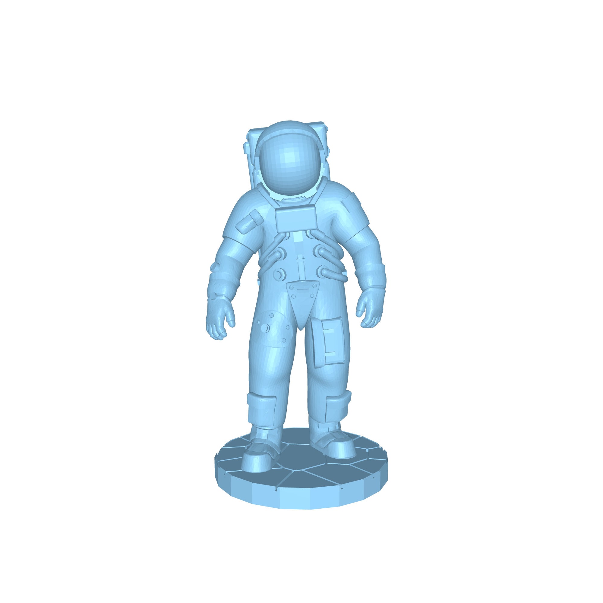 3D Stl File Printable Toys Astronaut Sculpture Printed STL Model ...