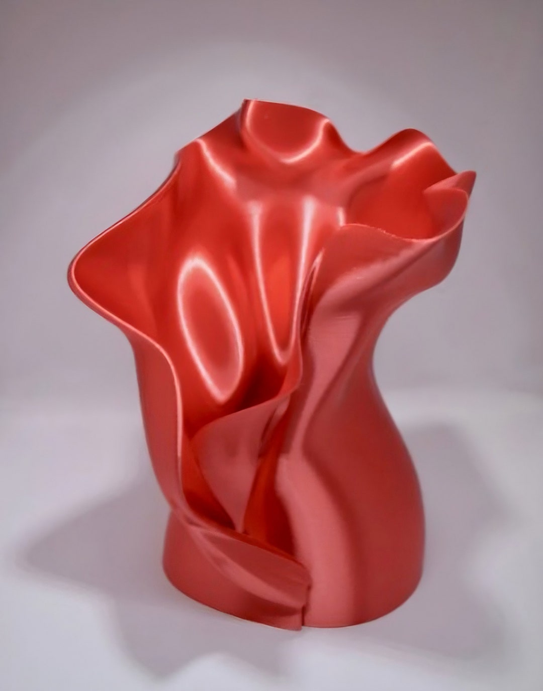 Spiral Vase Women Body Decorative Design 3D STL Model Crafty Printable ...