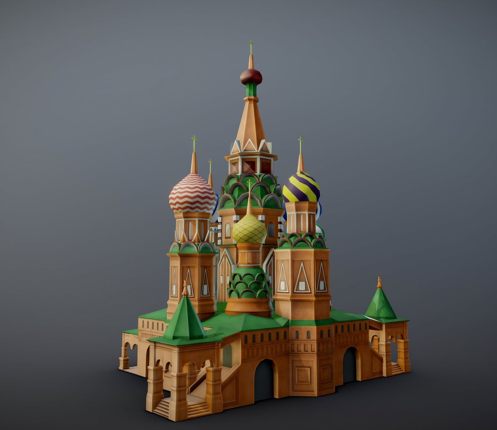St Basil's Cathedral 3D Stl Printable File Digital Download Building 3d ...