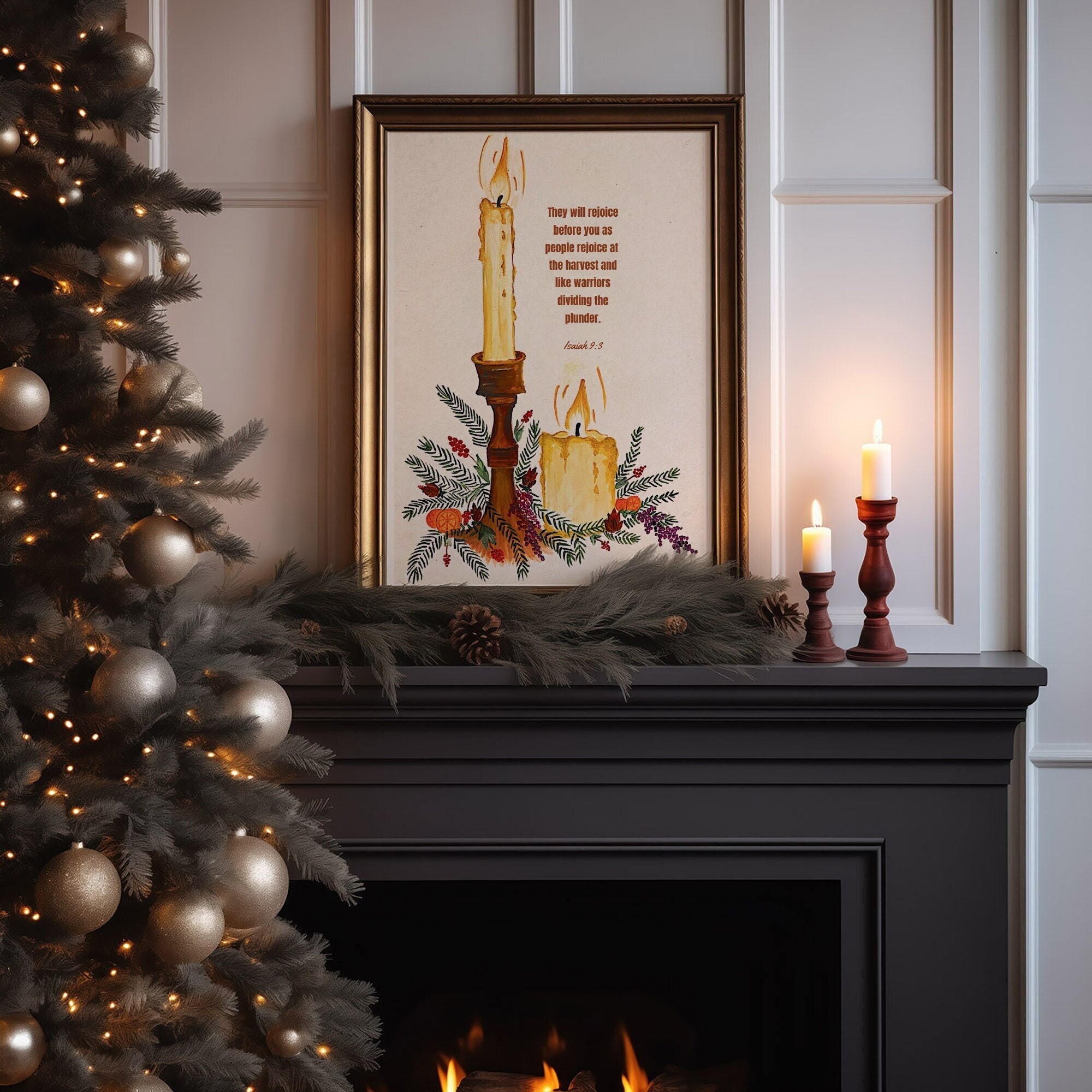 Baby Jesus Art, Emmanuel isaiah 9:3 DIGITAL PRINT, Jesus Art, Bible Art ...