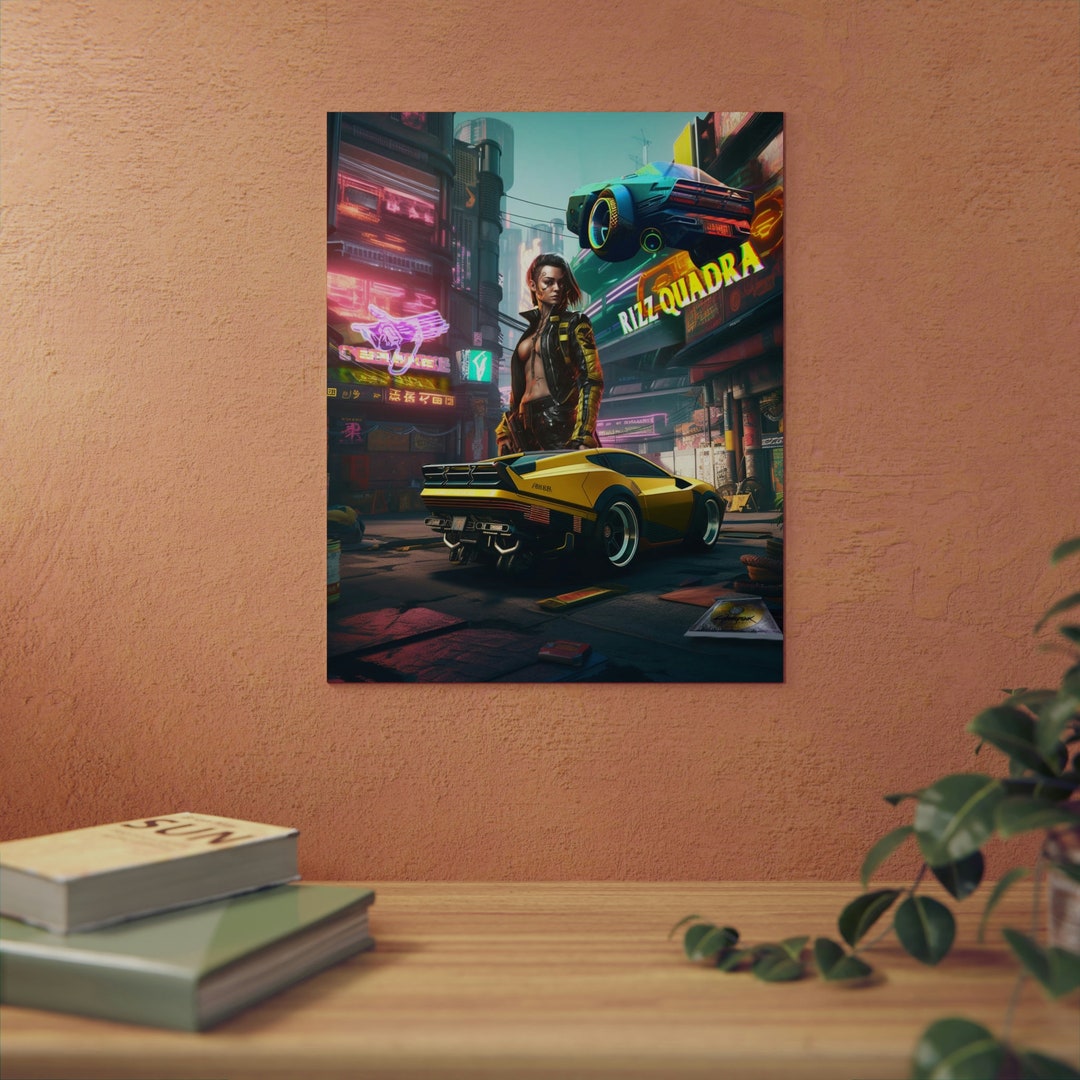 Rizz Quadra Cyberpunk 2077 Fanart Collection Metal Print - Etsy