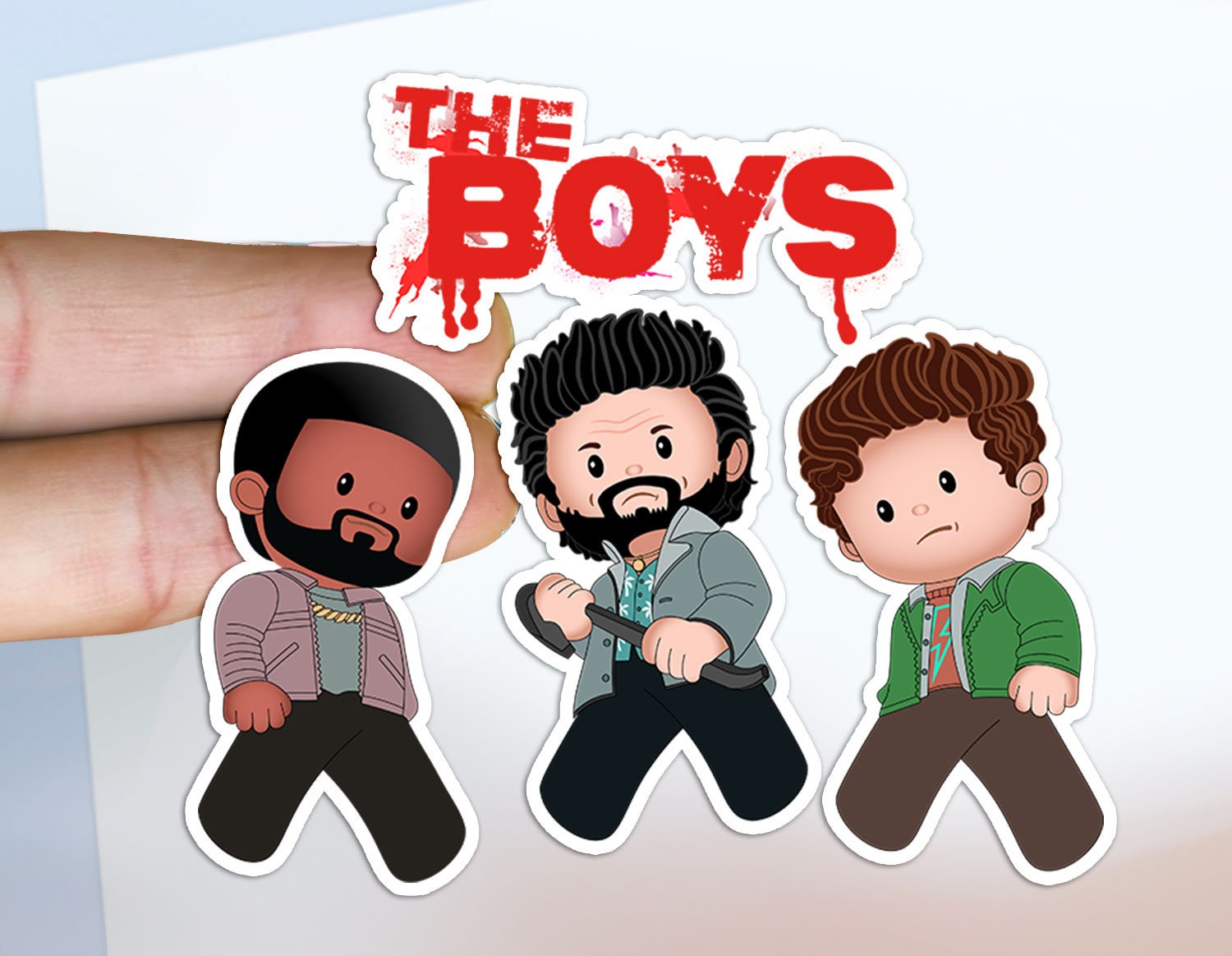 The Boys Series Stickers Billy Butcher Hughie Campbell mother's Milk ...