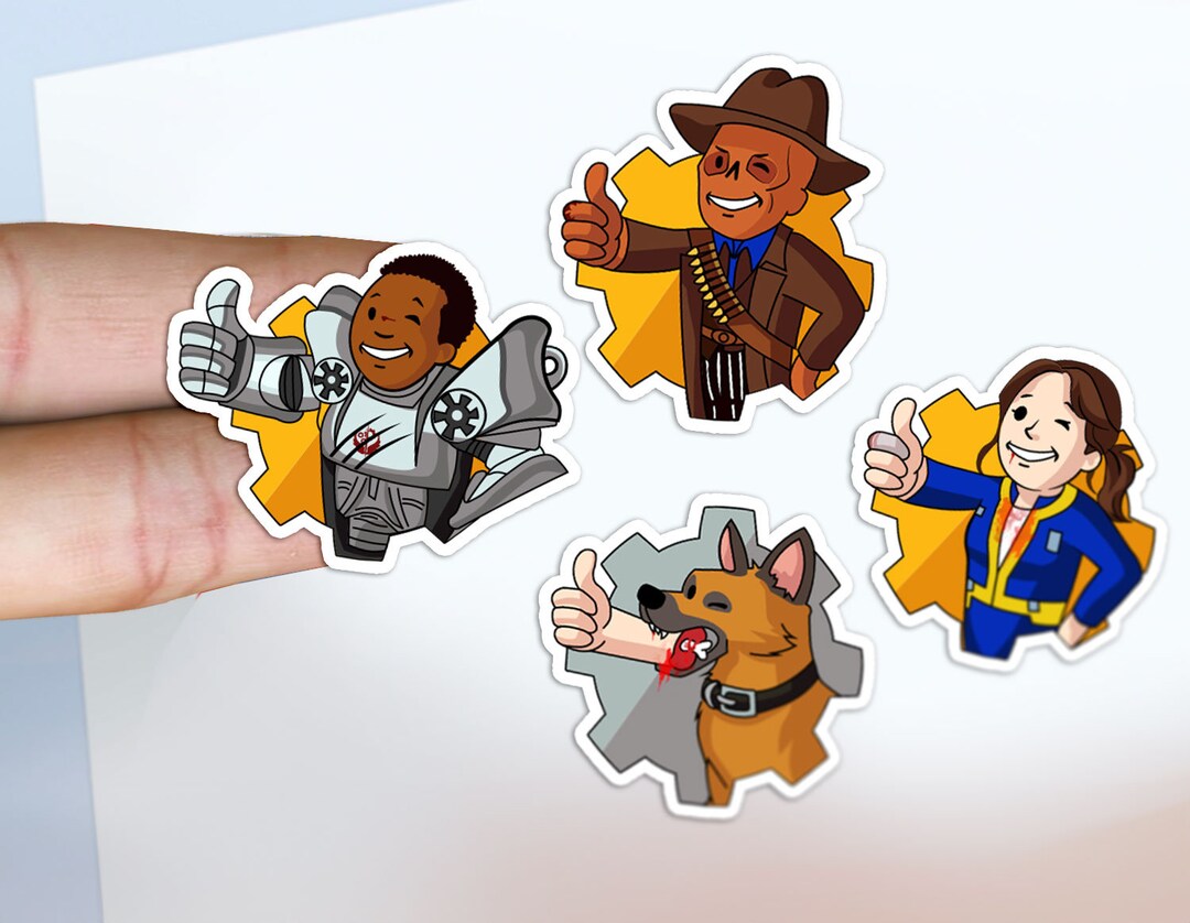 Fallout TV Show Fan Art Sticker Pack, Fallout Kiss-cut Stickers - Etsy