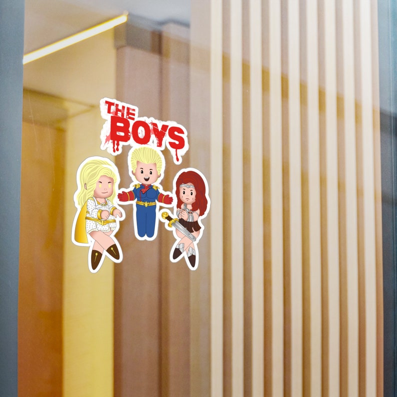 The Boys Series Stickers starlight Homelander Ll queen Maeve the Boys ...