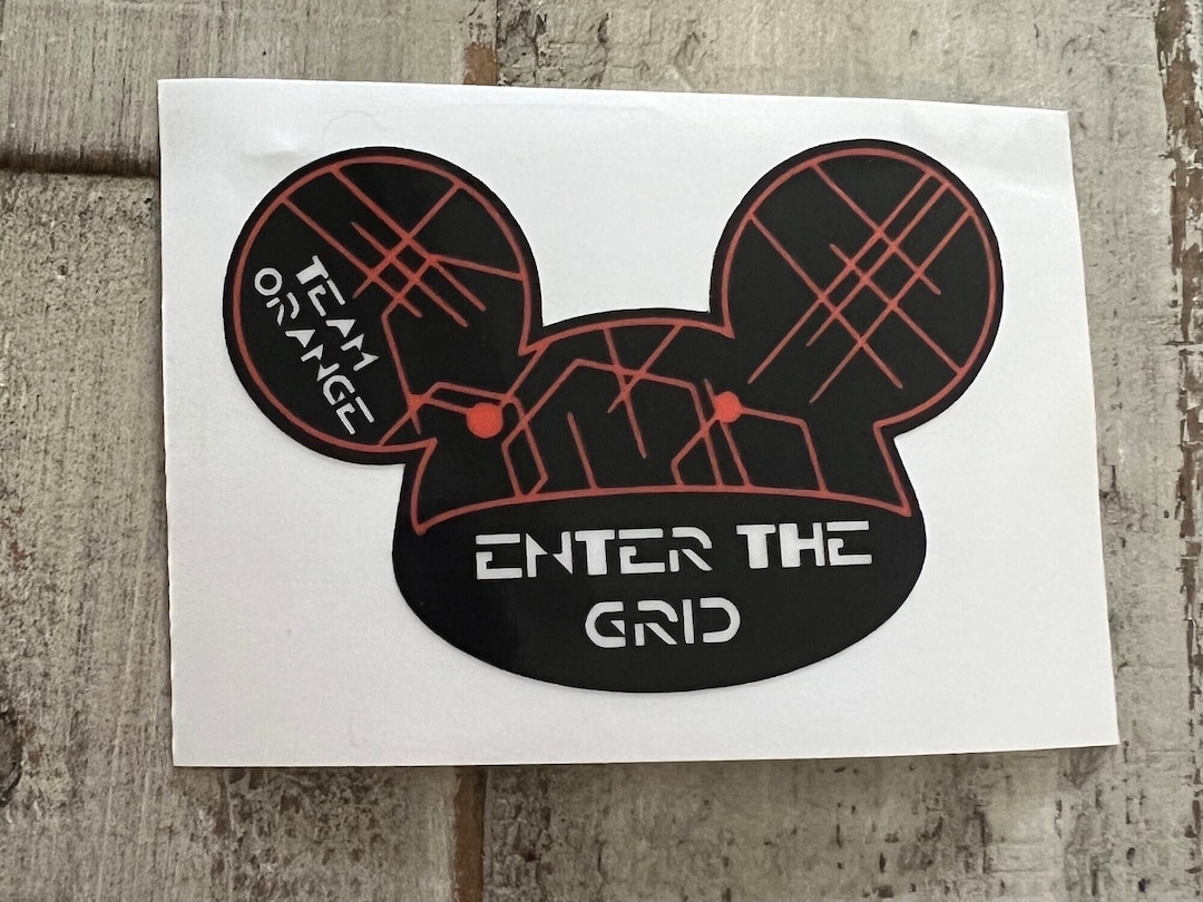 Team Orange Mickey Head Transparent - Etsy