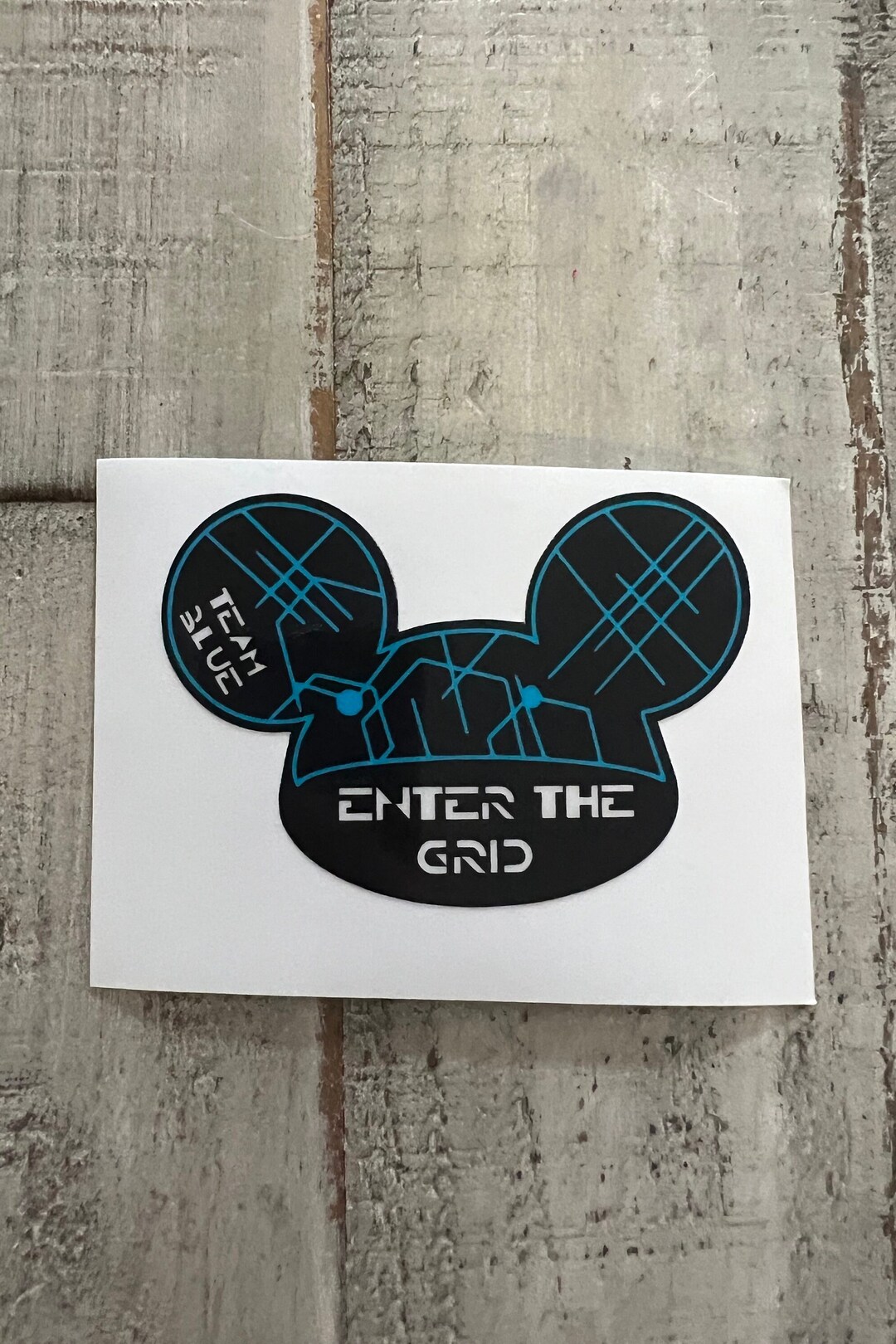 Team Blue Mickey Head Transparent - Etsy