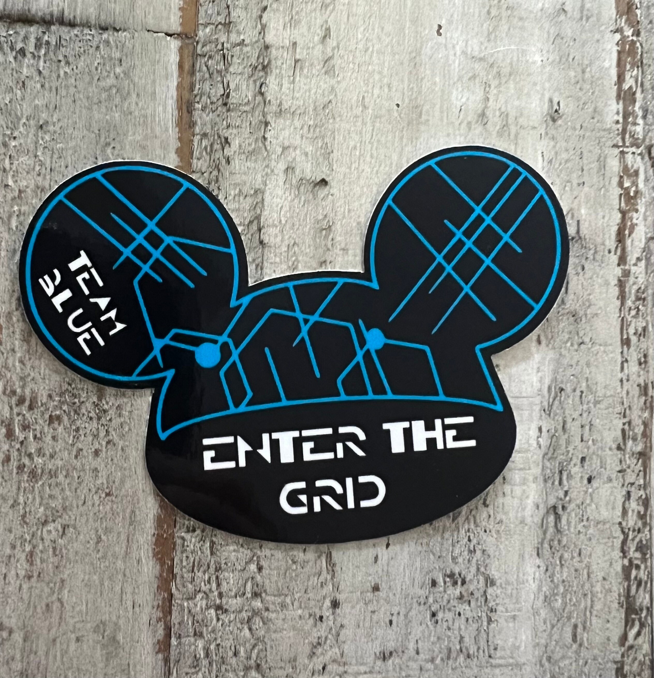 Team Blue Mickey Head - Etsy