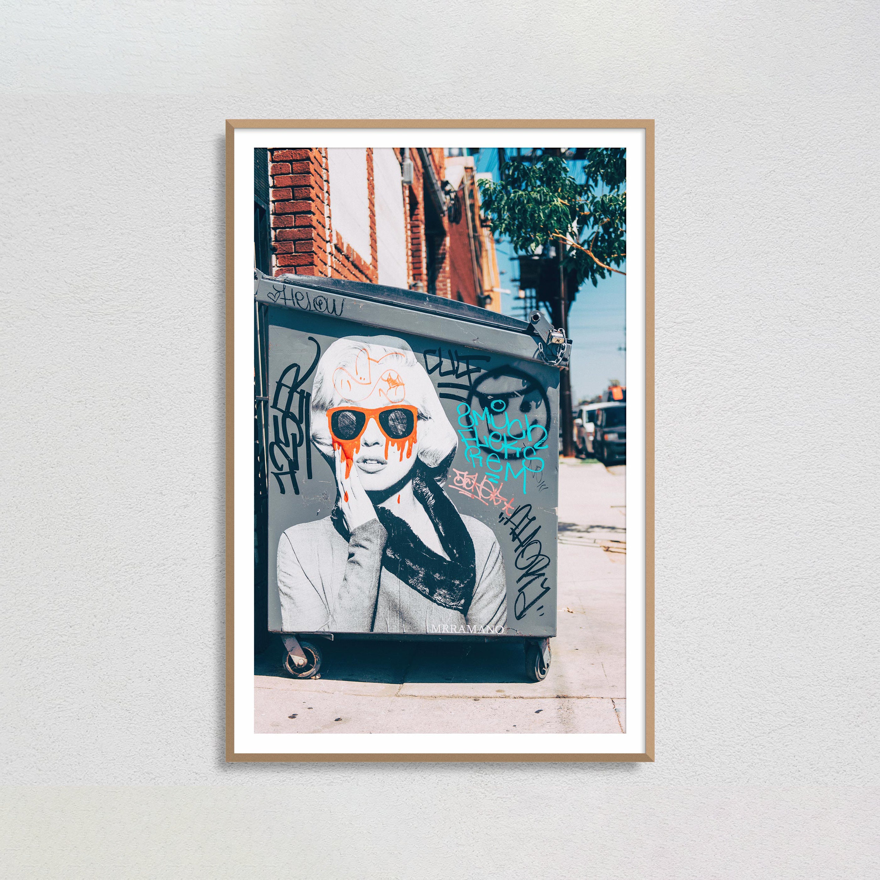 Marilyn Monroe Street Art, Downtown Los Angeles Wall Art, California ...