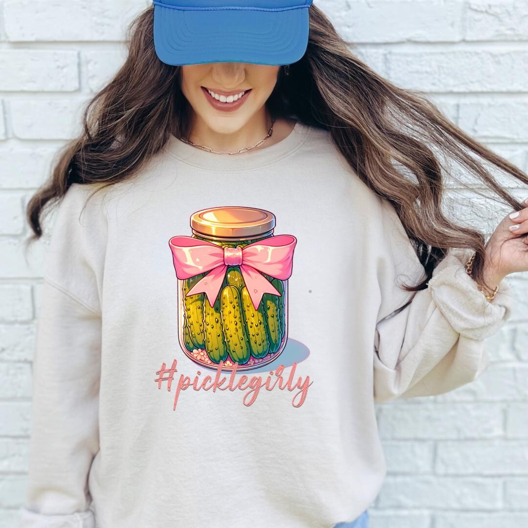 Pickle Girly Png, Coquette Pickle Png, Pickle Lover, Soft Girl Era Png ...