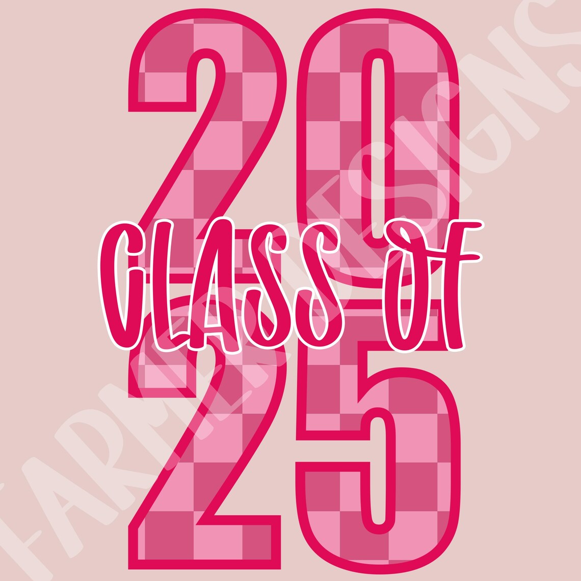Pink Senior 2025 Png, Class of 2025 Png, Graduation Shirt Png, Senior ...