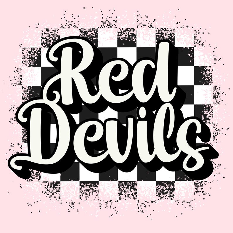 Team Mascot Png Red Devils Sublimation Design Download Red Devils ...